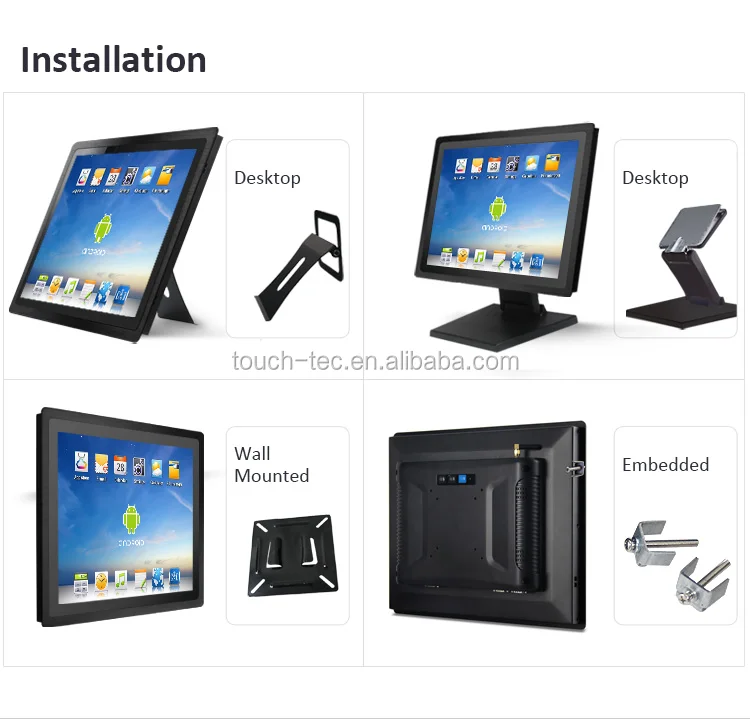 10.1inch Touch Screen Android Panel PC with RK3399 OS