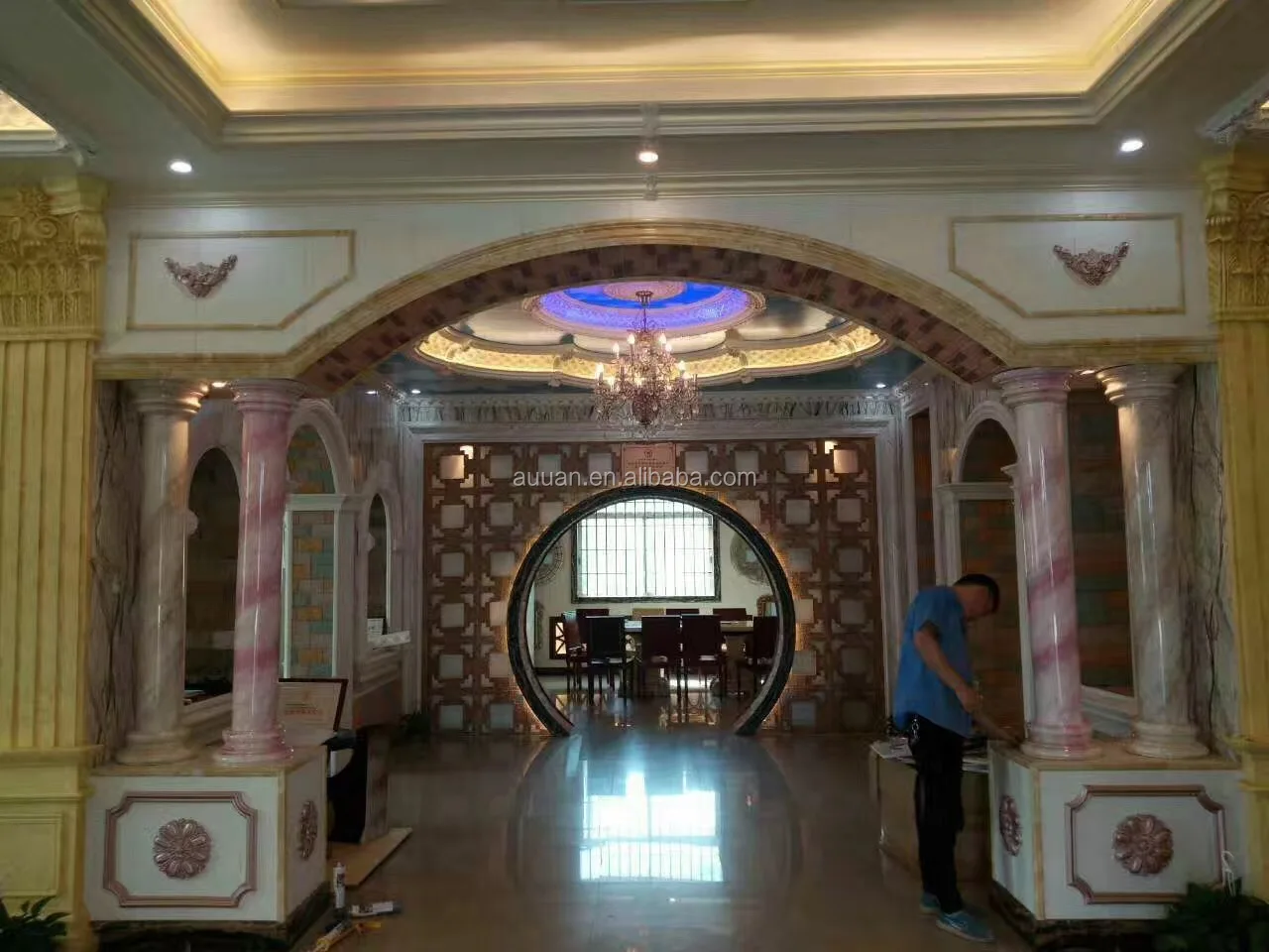 Malaysia Villa Decor Pop Pillar Design Lowes Columns Gate Pillars For ...