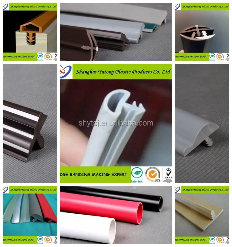 Shanghai Factory Pvc Plastic T Molding Edging T Trim For Furniture ...