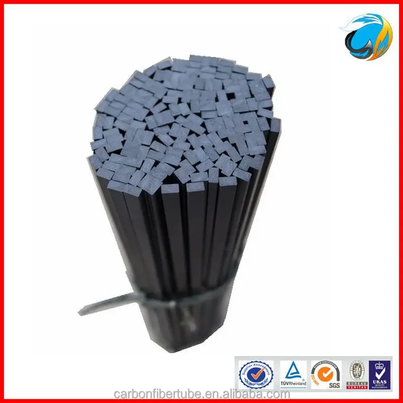 Carbon Fiber Square Bar / Rod / Strips,Carbon Fiber Bar 1mm 2mm 3mm 4mm ...