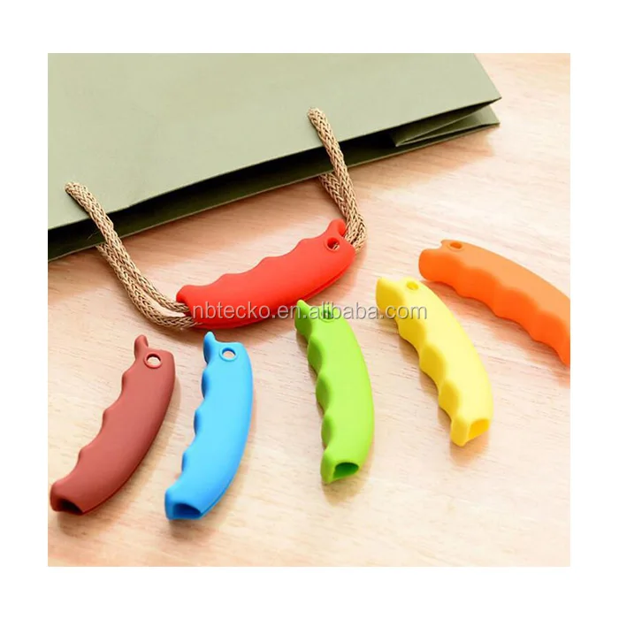 Soft Silicone Bag Grip Handle Easy Shopping Bag Carrying Holder - Buy ...