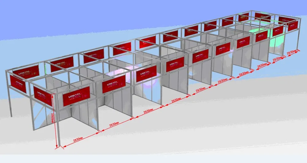 R8 / Octonorm System Booth Structure,Exhibition Booth 3x3 - Buy 3mx3m ...