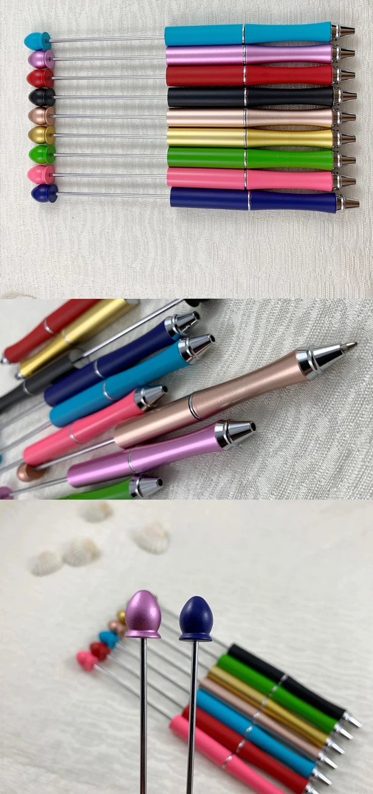 DIY Beaded Pens - Creative Handicraft Metal Innovations