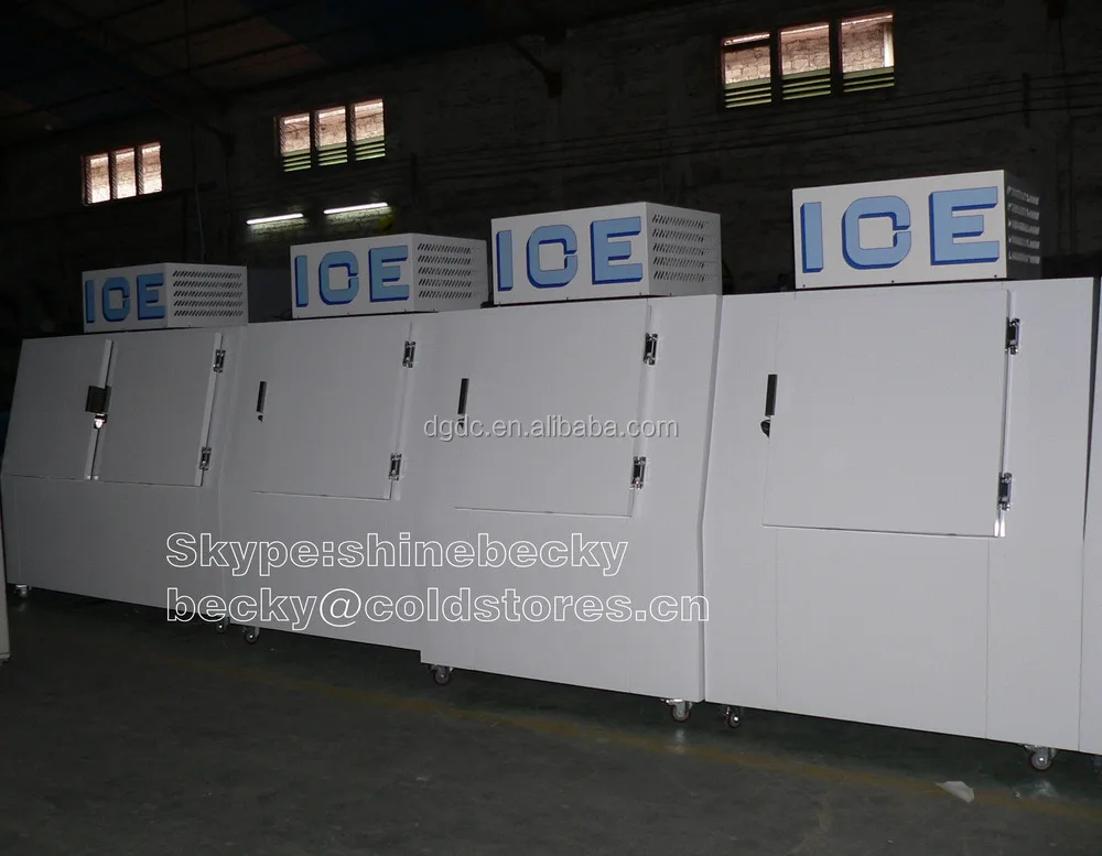 Small 1 Slant Door Outdoor Bagged Ice Merchandiser - Buy Ice Cube ...