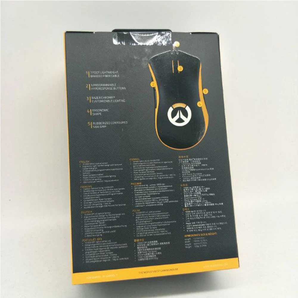 2017 Razer Deathadder Chroma Overwatch Gaming Mouse 10000dpi Sensor ...