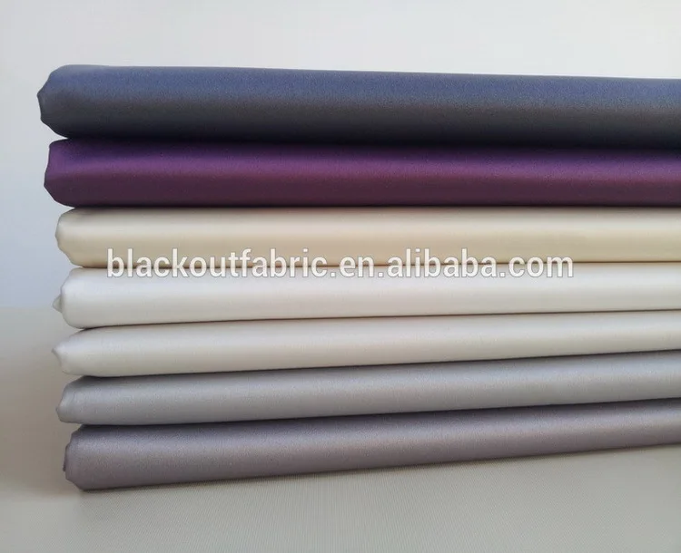 Polyester Satin Terylene Fabric Making Full Blockout Curtain Australia ...