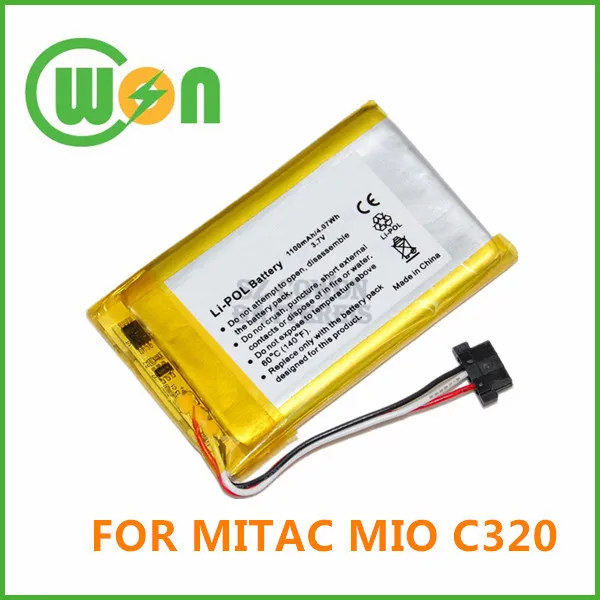 11-b0001sn 33897010129 Bp-lx1320 Battery For Mitac Mio C320 Mio C323 ...