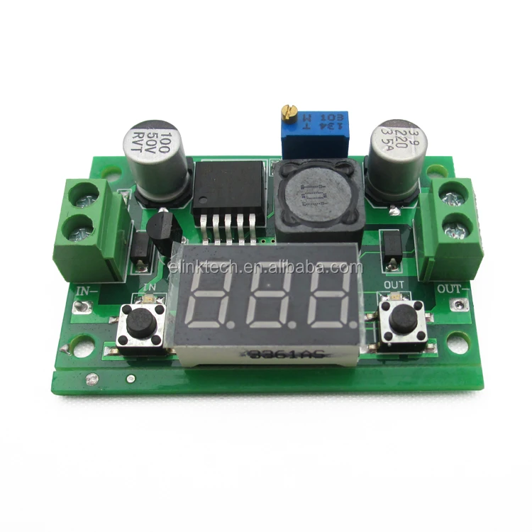 Lm2596 Module With Led Voltmeter Dc 4.0~40 To 1.3-37v Adjustable Step-down Power Module ...