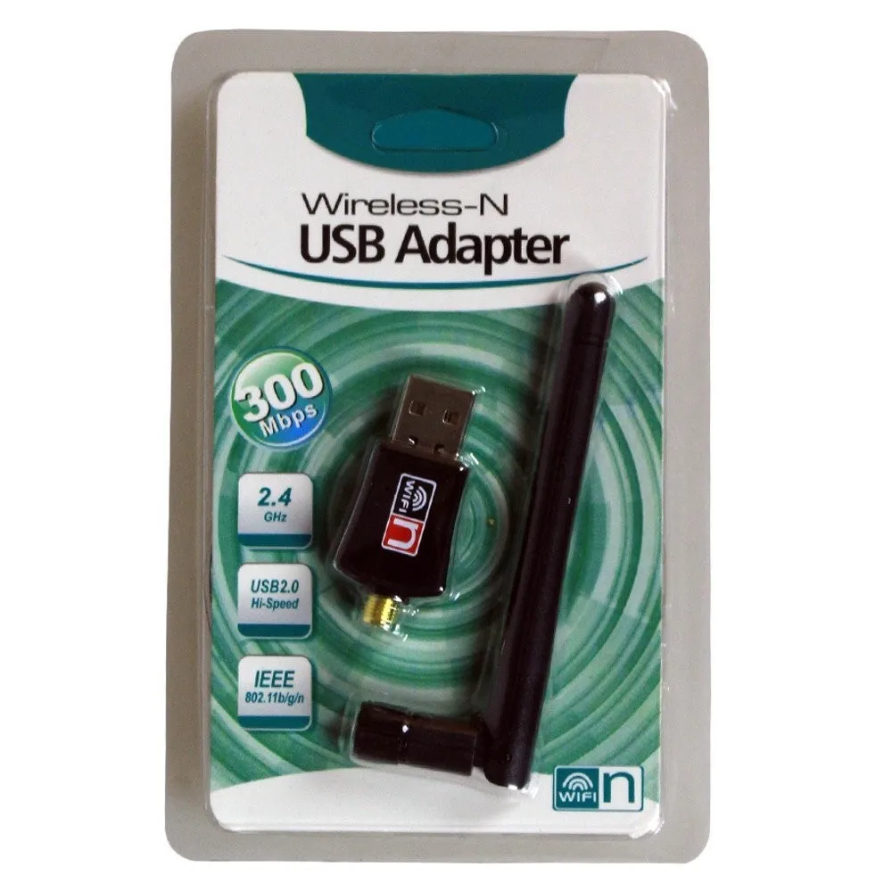 802.11N Mini 300Mbs Realtek RTL 8192 adaptador USB WiFi/Mini USB adaptador inalámbrico/wlan ...