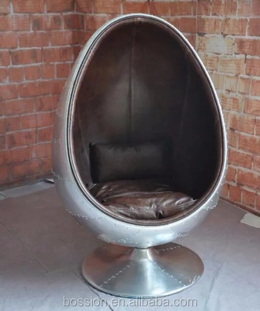 Aviator Aluminum Oval Eye Ball Chair For Home And Hotel - Buy Aluminum ...