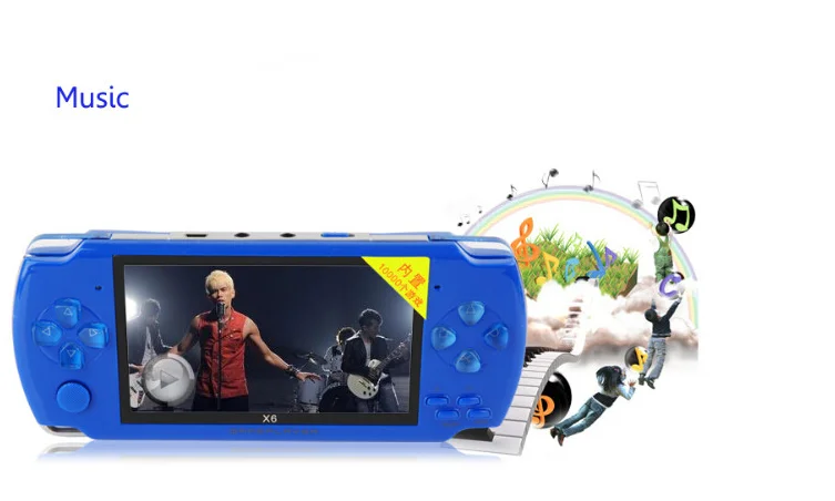 4.3''video Game Console Mp4 Mp5 Players Handheld Game Player With Many ...