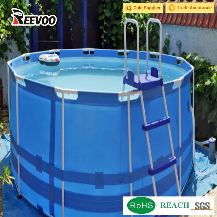 Super Quality Collapsible Canvas Swimming Pools Above Ground - Buy ...