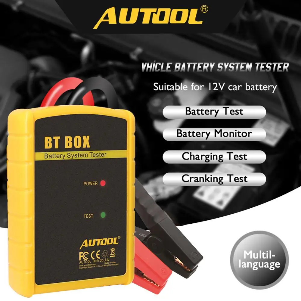 Autool BTBOX - Wireless Battery Tester for Car Diagnostics