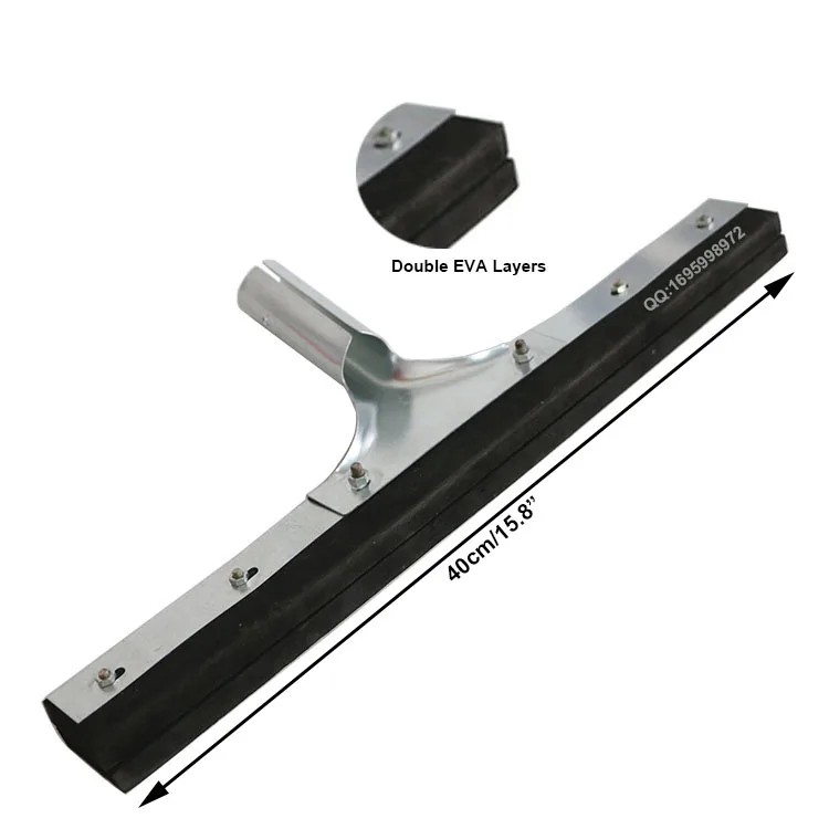 Hq0020-40cm Floor Wiper with Strong Stainless Steel Handle