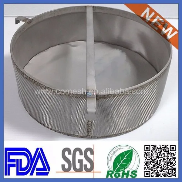 Stainless Steel Perforated Mesh Buckets/filter Basket - Buy 100 Micron ...
