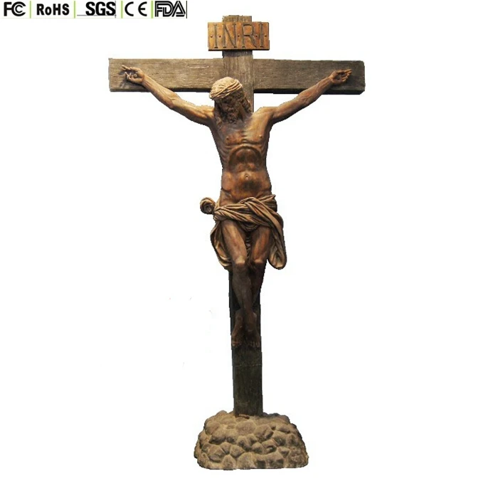 All New Design Religious Custom Made Resin Jesus Christ Cross Model ...