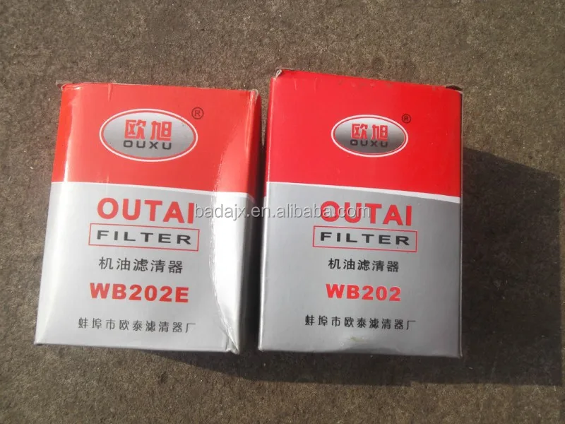 WB202 WB202E filtro de aceite| Alibaba.com