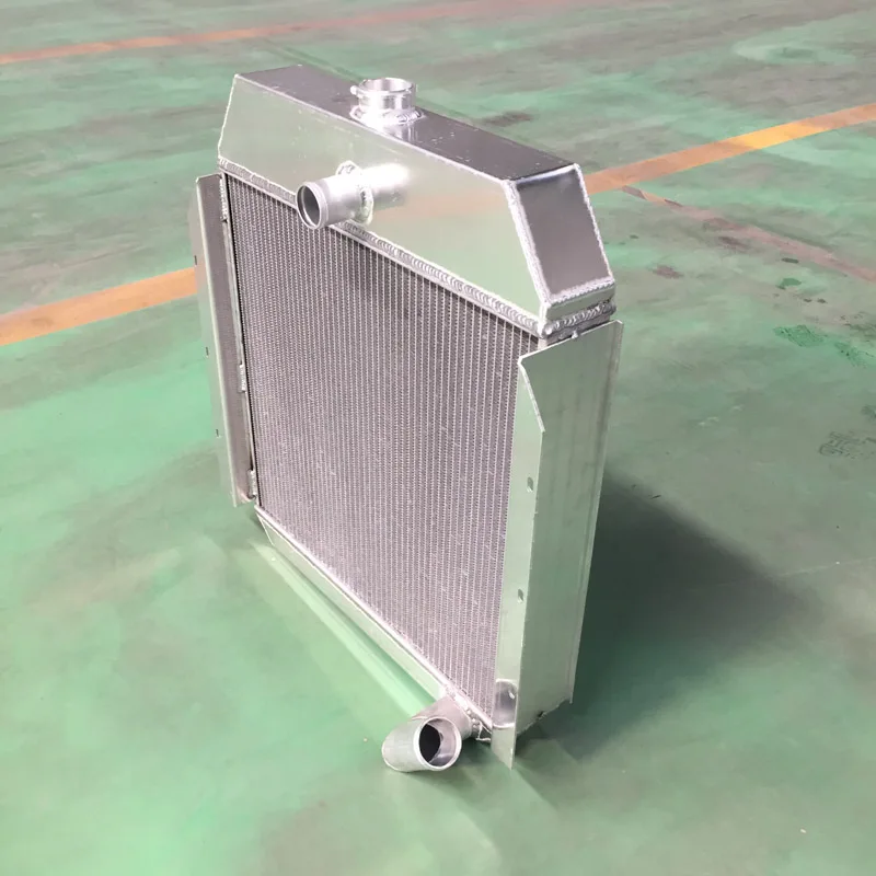 Heavy Duty 4 Rows 70mm Thick Core All Aluminum Auto Tractor Radiator ...