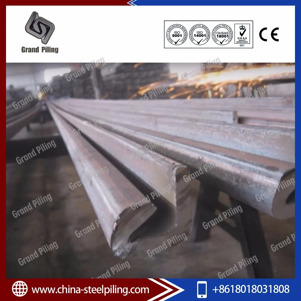 E20 E21 E22 Omega Interlocks Connectors Corner Piles For Sheet Piling ...