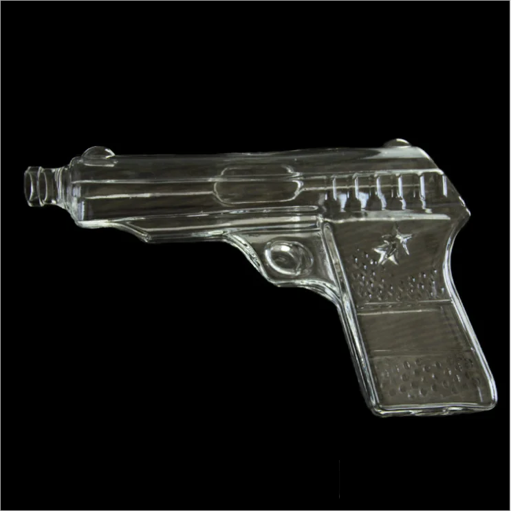 Large Glass Wine Bottle Party Gun Whiskey Decanter Alcohol Glass Gun ...