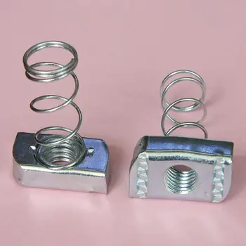 Stainless Steel Top Square Spring Clip Nut M5 M6 M8 M10 For Bolt - Buy ...