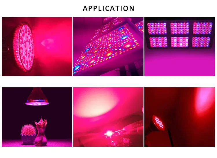 High Brightness 660nm Deep Red Led Chip 1w 3w With 2 Years Warranty ...