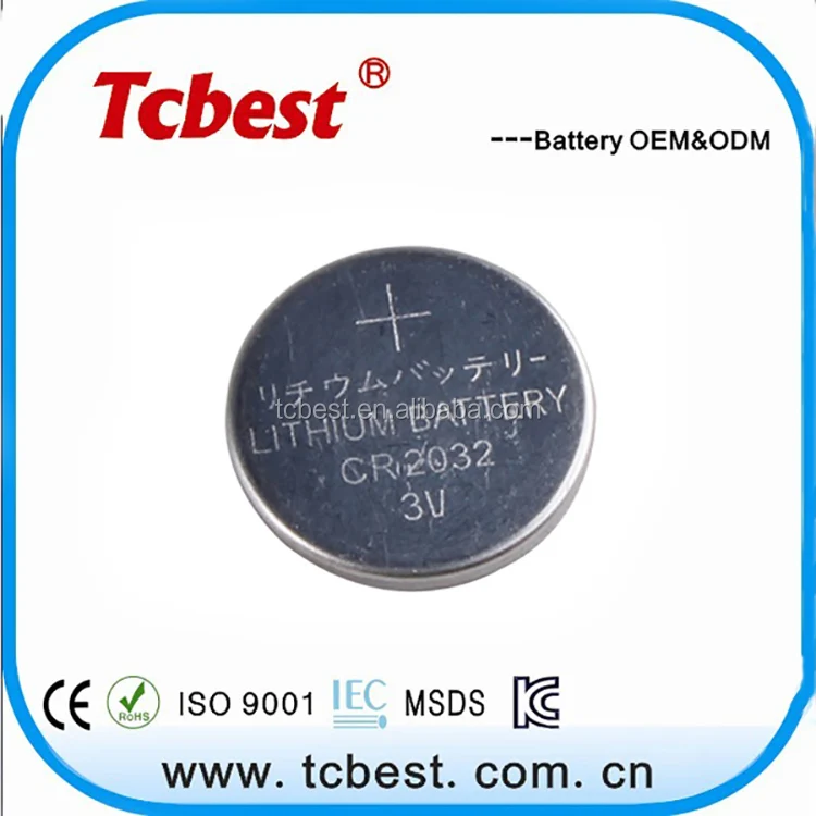Lir2032 Rechargeable Button Battery 5v Button Cell Cr1820 Battery - Buy ...