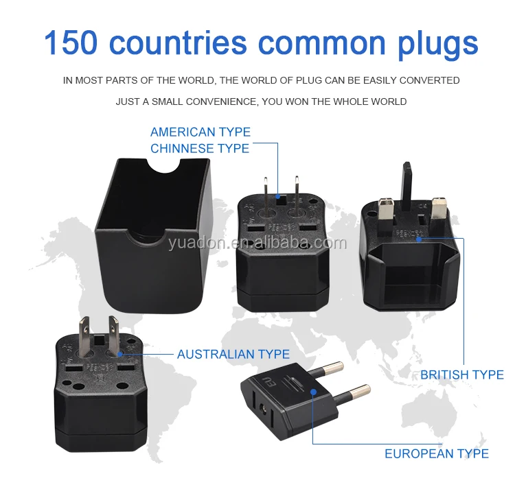 Travelling Kit Worldwide Plugs Universal Travel Adapter Travel Adapter ...
