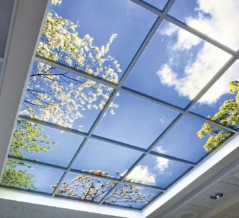 New Design 60x60cm 36w Sky And Cloud Frameless Led Ceiling Panel Light ...