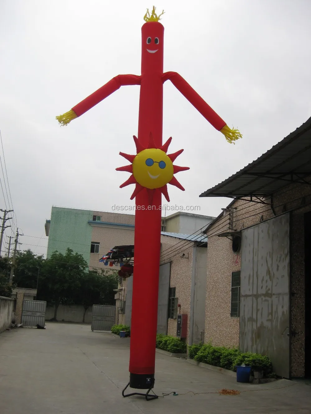 Promotional Inflatable Sky Guy Mechanic Tyre Men For Publicity Events ...