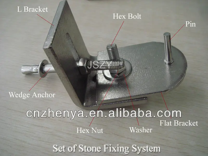 Stainless Steel Cladding Fixing System,Stone Angle,Marble Anchor ...