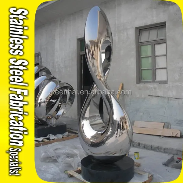 Stainless Steel Statue Metal Garden Sculpture Large Outdoor Statues ...