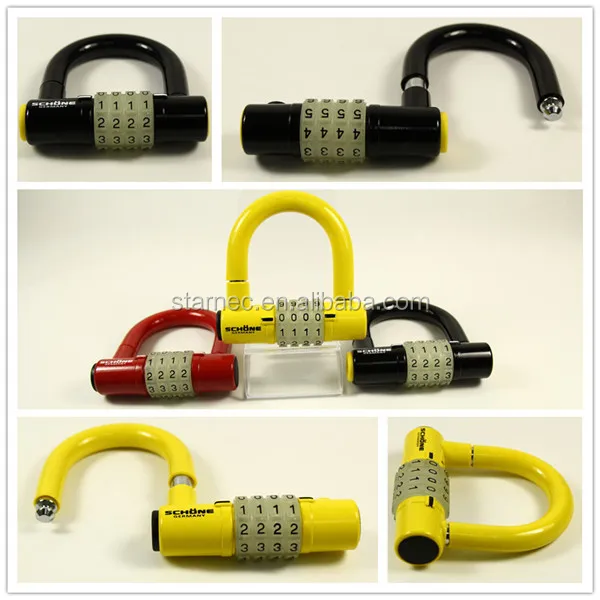 Specialized Bicycle Chain Lock Combination U Lock Bike Bicycle Locks ...