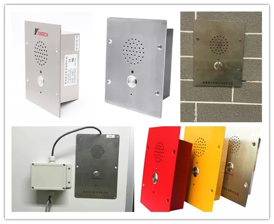 Elevator Phone One Button Handsfree Emergency Intercoms Intercom Kntech Knzd-11 Metal Emergency ...