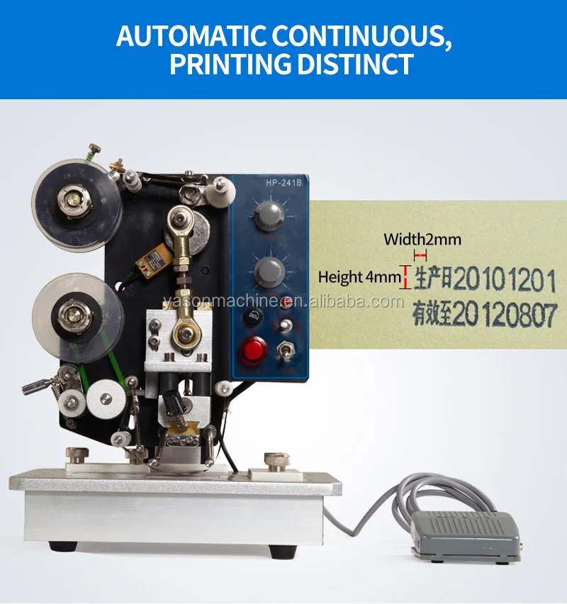 Date Coding Machine,Dater Printer,Date Coder Ysc - Buy Bottle Date Code Printing Machine,Ribbon ...