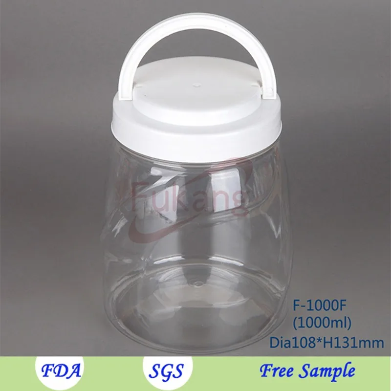 Wholesale 1 Liter PET Container Food Grade Versatile