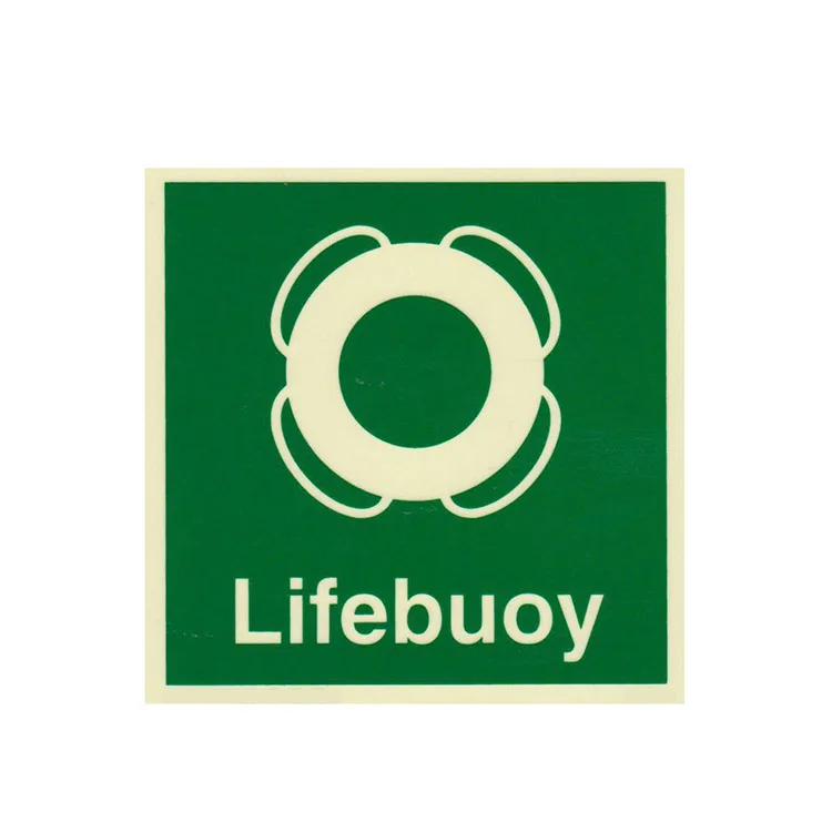 IMO Marine Warning Safety Imo Symbol Signs Sticker Glow in the Dark Sticker