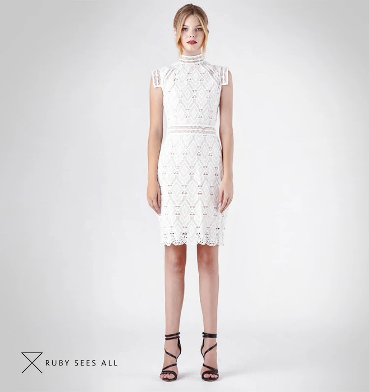 Casual Dresses Women Normal White Lace Dress Designs - Buy Lace Dress ...