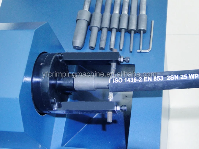 Promotion Hose Skiving Machine Yong-feng S51 Hydraulic Hose Crimping ...