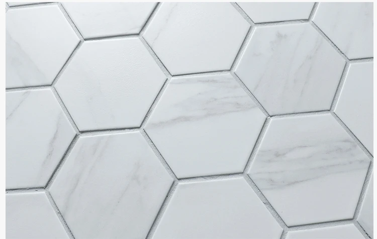 Kitchen Bathroom Decor Ink Jet Matte Porcelain Carrara White Marble ...