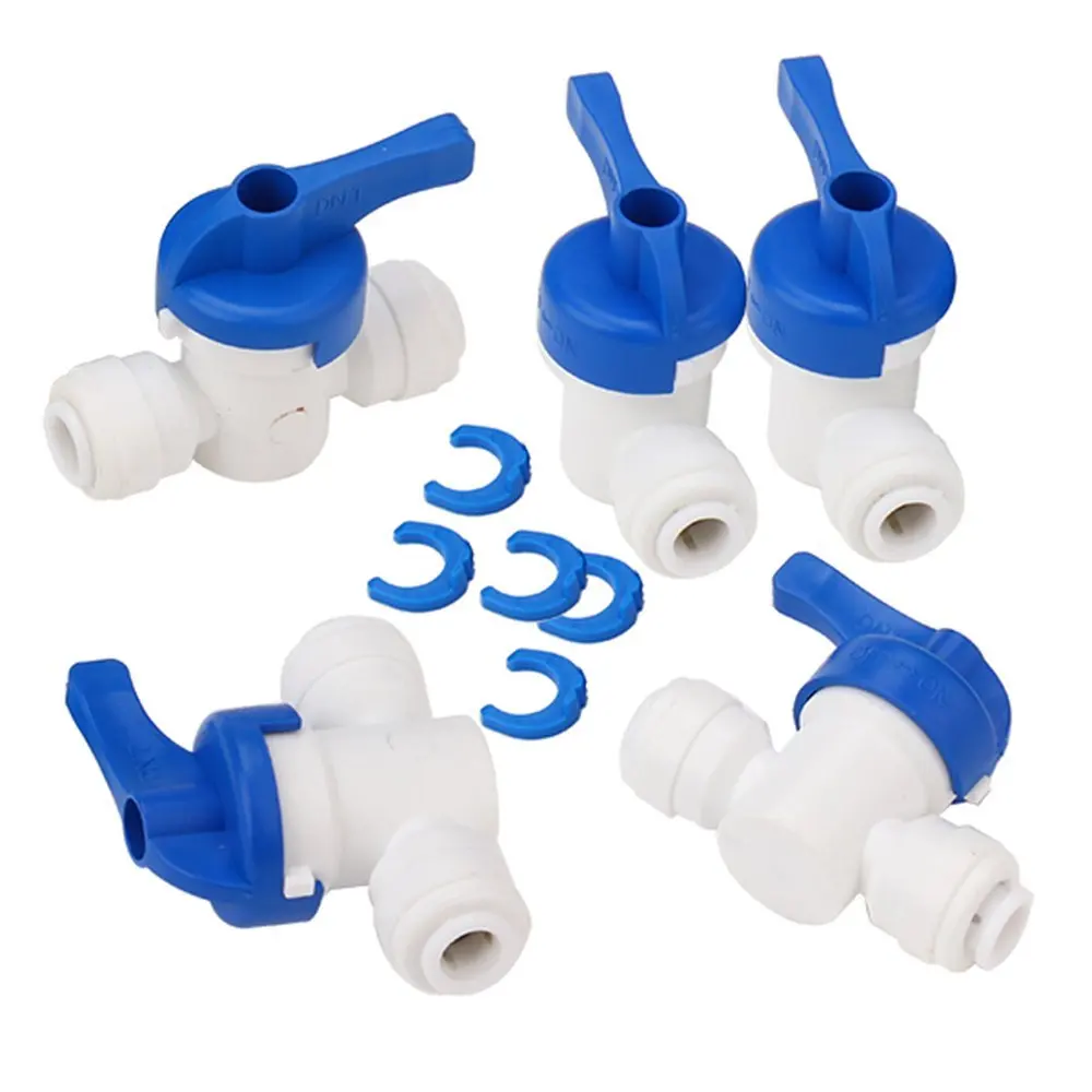 Od Tube Water Filter Purifier Ball Valve Quick Connect Fitting 1/4-inch ...