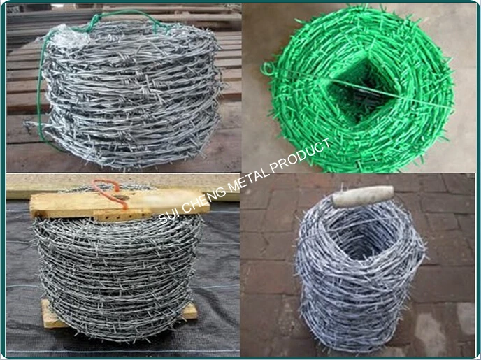 Guangzhou Factory Standard Size Barbed Wire/weight Barbed Wire Fence ...
