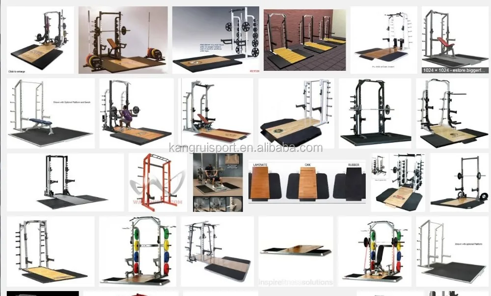 Customized Squat Rack Weightlifting Platform For Competition - Buy ...