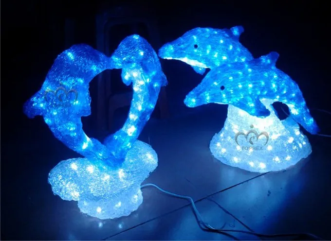 Lovely Lighted 3d Dolphin Acrylic Led Light - Buy Lighted 3d Dolphin ...
