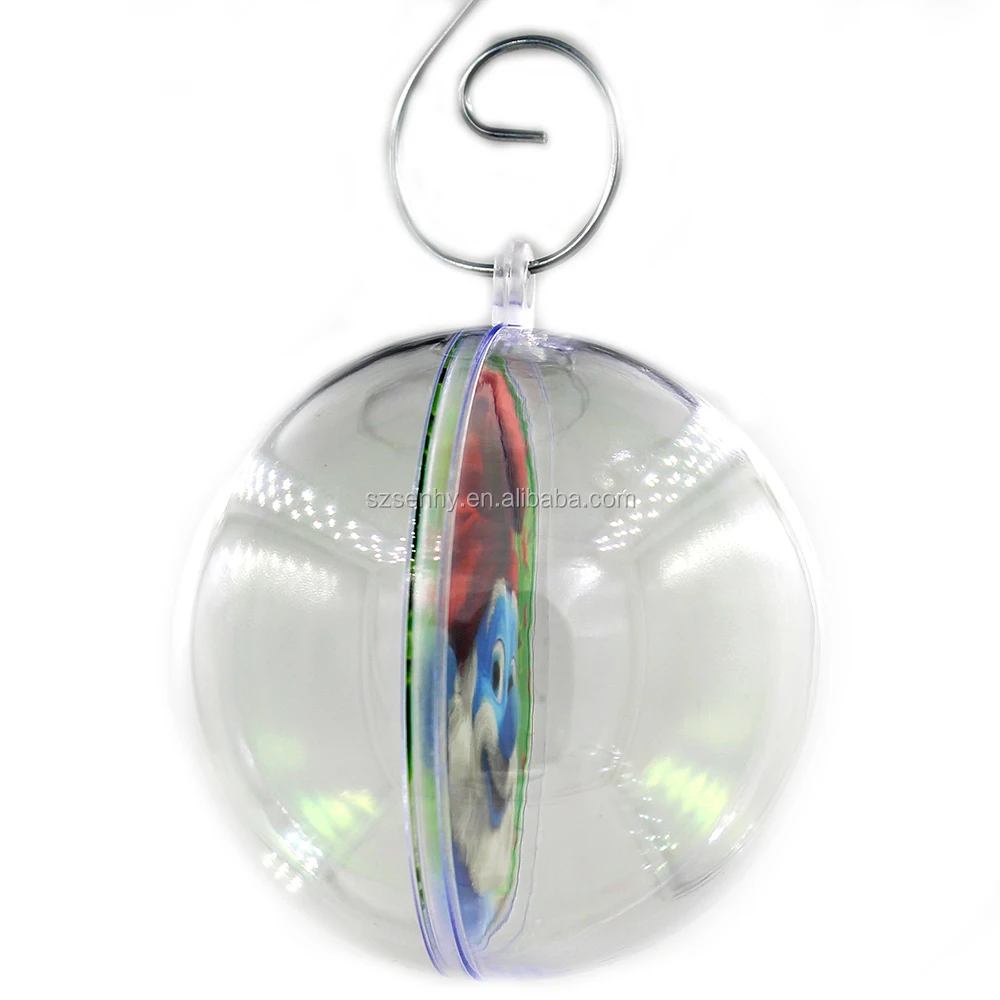 Small Clear Transparent Plastic Acrylic Half Round Ball - Buy Small ...