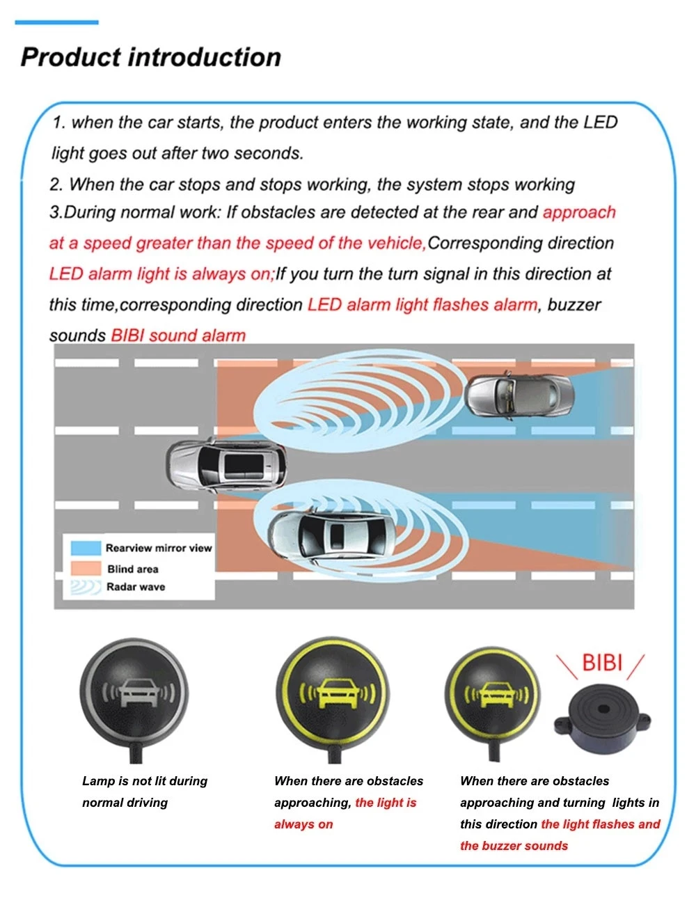 Car Radar Sensor Bsd Car Radar Sensor Change Lane Safer Monitoring ...