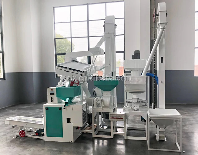 Best Mini Rice Milling Line Combined Rice Mill Machine 1 Ton Modern ...