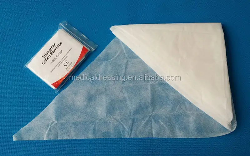 100% Cotton Muslin Gauze Triangular Bandage - Buy Surgical First Aid ...