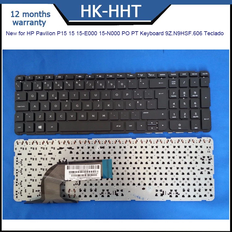 New Laptop Keyboards For Hp Pavilion P15 15 15-e000 15-n000 Po Pt ...