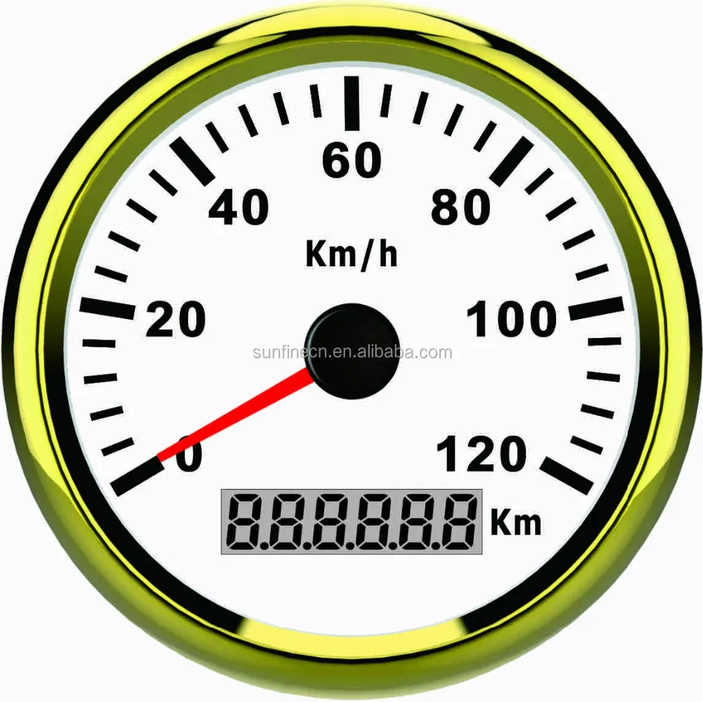 85mm Gps Speedometer Stainless Waterproof Gauge 200km/h For 12v 24v ...